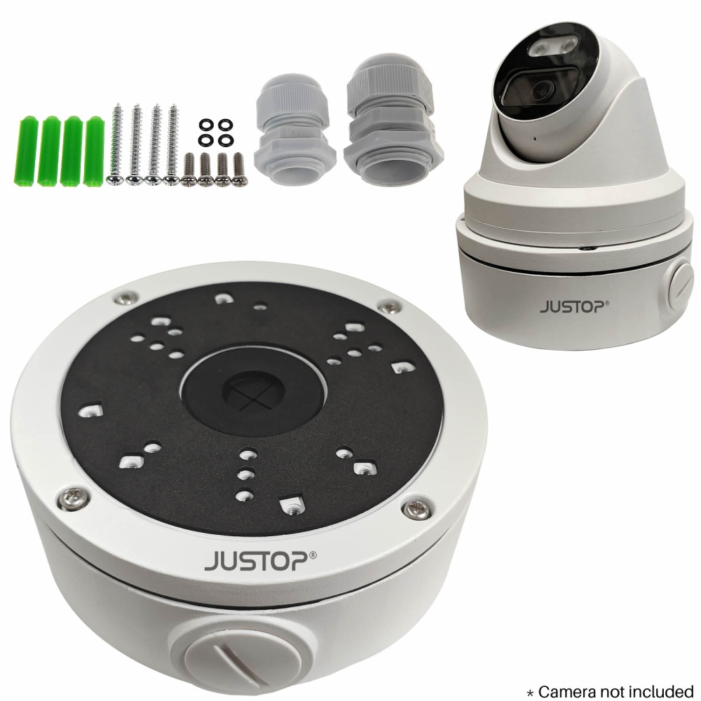 CCTV Camera Deep Base Security Camera Junction Cable Box 135mm Large ...